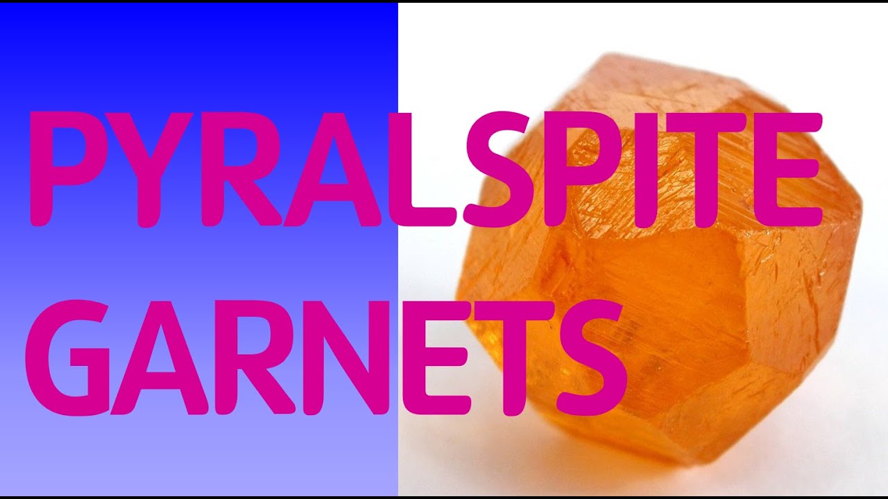 Pyralspite garnets - YouTube