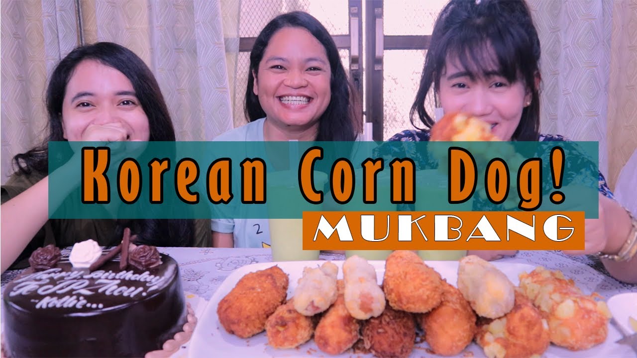 Korean Corn Dog Mukbang | Epic Fail | Mukies Official - YouTube