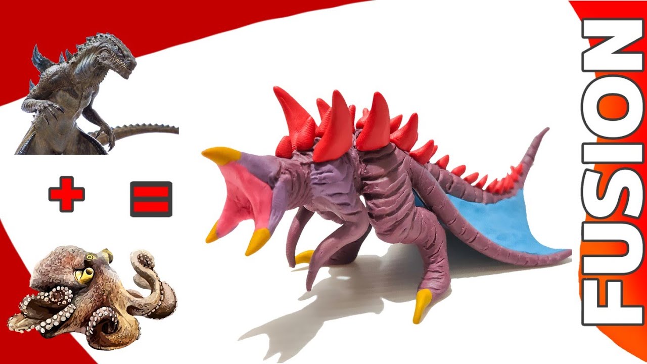 Godzilla1998 ( Zilla ) Fusion Octopus : KaijuModel - YouTube