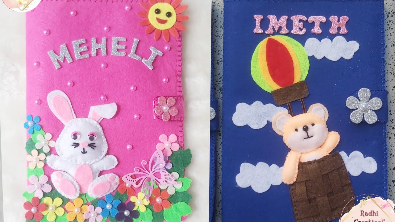 Book cover / Felt Book Cover / Felt Design / 2023 / DIY / Business Idea ...