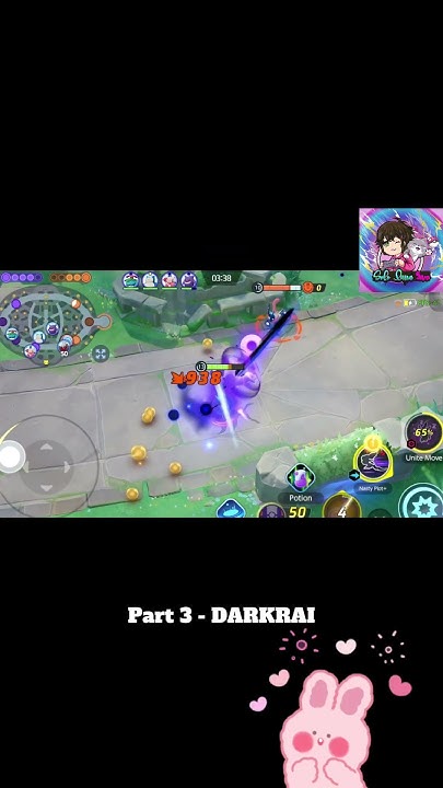 DARKRAI | Pokémon Unite: Part 3 🏆 #sololuna5ive #PokémonUnite #fyp #darkrai #unitedarkrai # ...
