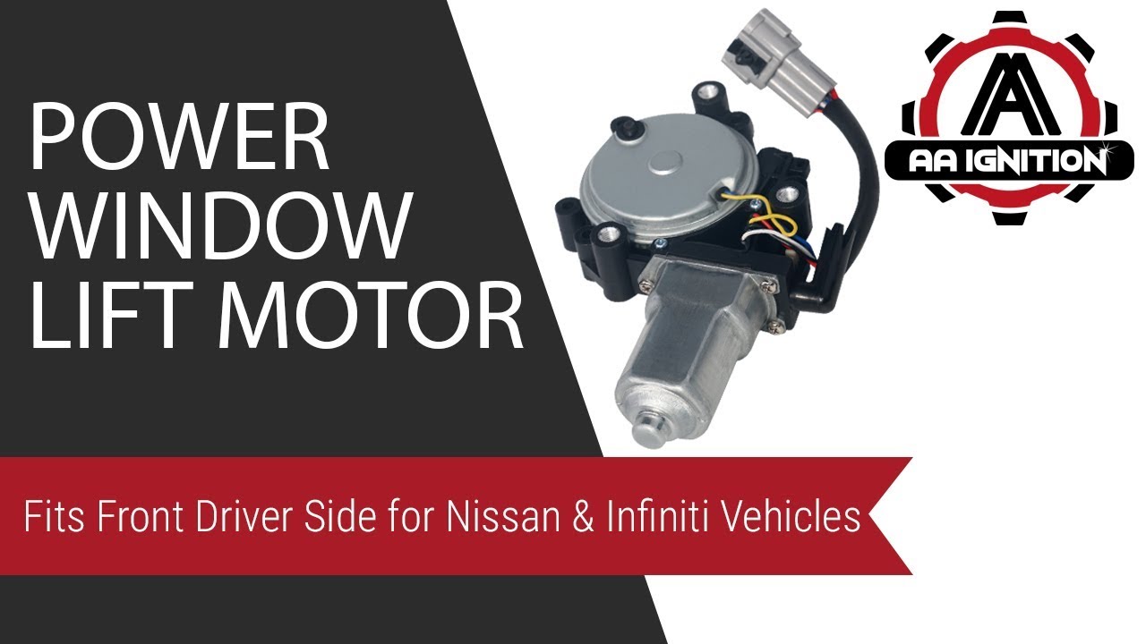 Power Window Lift Motor - Fits Front Driver Side for Nissan & Infiniti ...