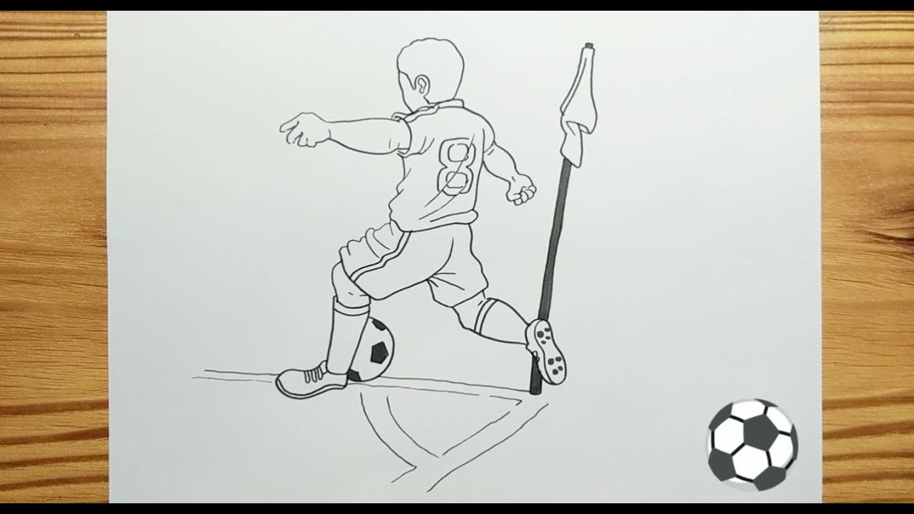HOW TO DRAW CORNER KICK - YouTube
