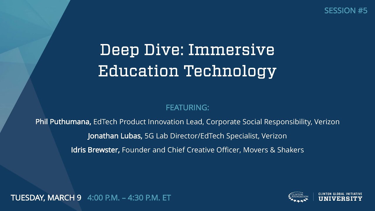 Design Sprint Session #5: Deep Dive - Immersive Education Technology ...