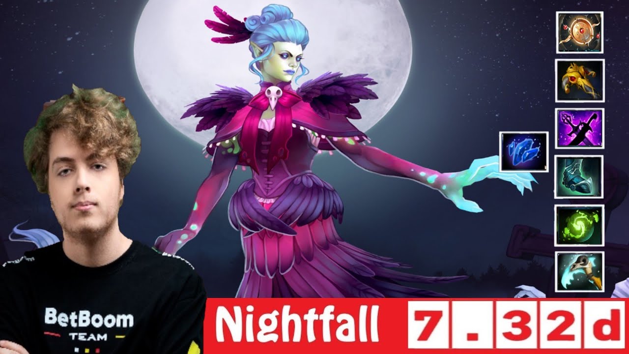 [DOTA 2] BetBoom.Nightfall the DEATH PROPHET [OFFLANE] [7.32d] - YouTube