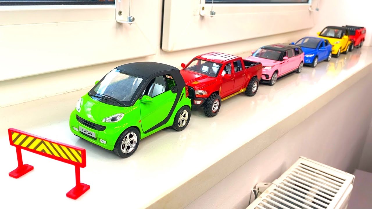 Bigger Sized Diecast model cars driven by hand on the windowsill #5 ...