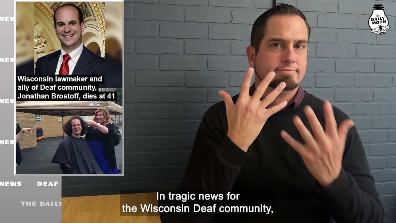 Wisconsin lawmaker and ally of Deaf community, Jonathan Brostoff, dies ...