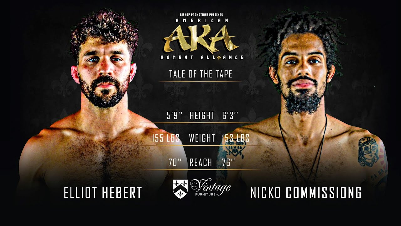 AKA 42 Bout 13 Nicko Commissiong vs Elliot Hebert - YouTube