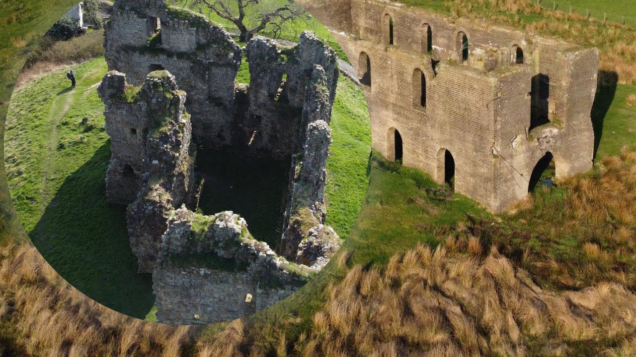 Two Monuments of Ages. Thirllwall. Northumberland. Thirlwall Colliery ...