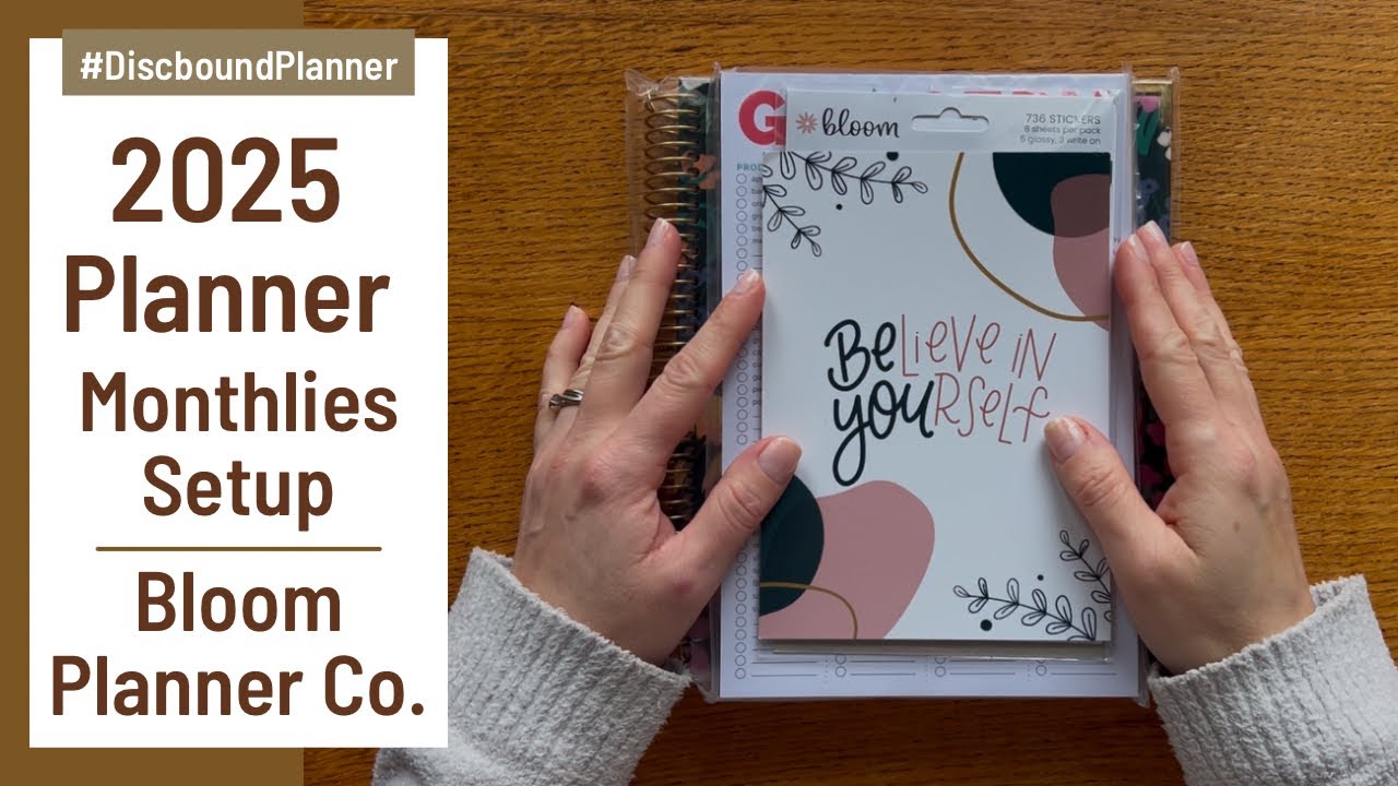 2025 Planner Setup Process - Events | Bloom Planner Co. Unboxing - YouTube