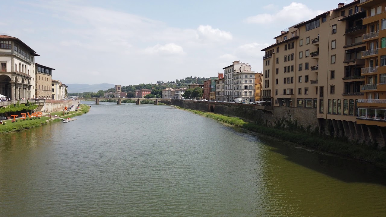4K video of Florence, Italy from a bridge of gold, Ponte Vecchio - YouTube