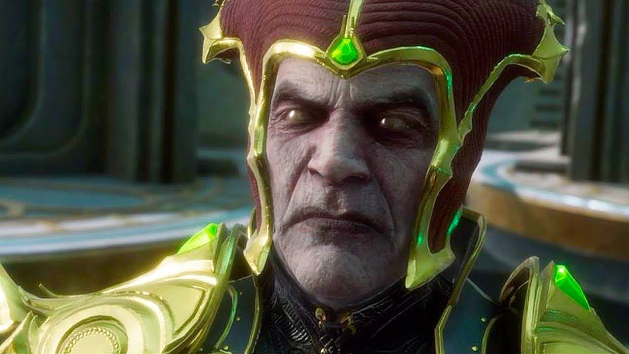 Raiden And Shinnok Warn The Elder Gods Scene - Mortal Kombat Onslaught ...