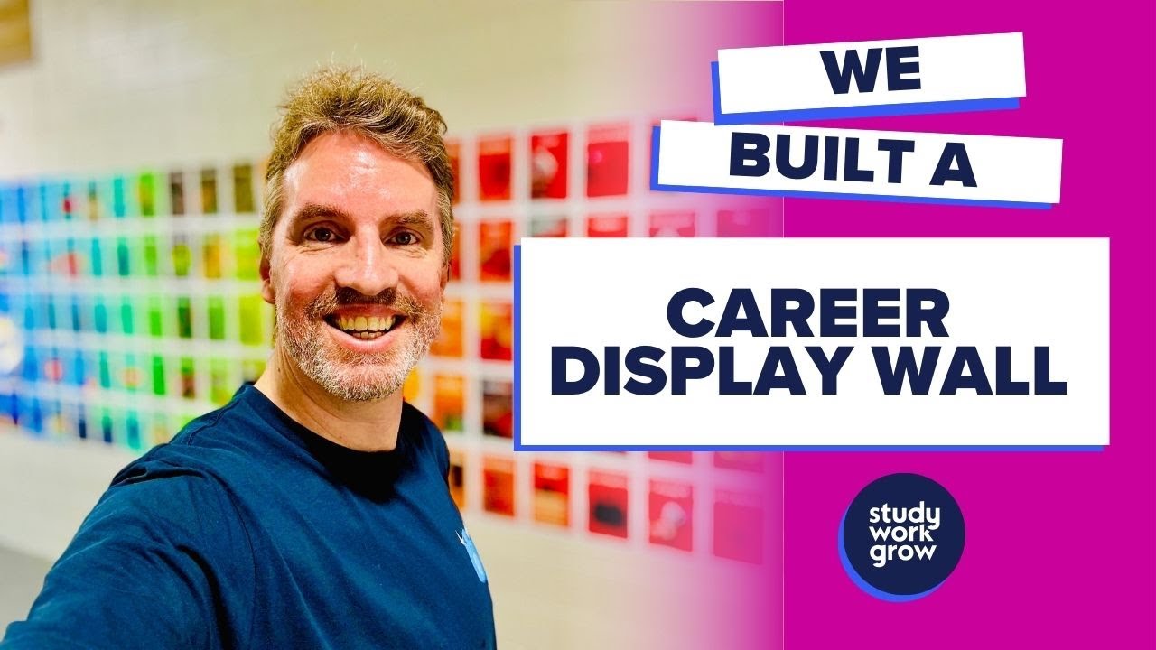 Career Display Wall Build: Put some WOW on your School Walls - YouTube