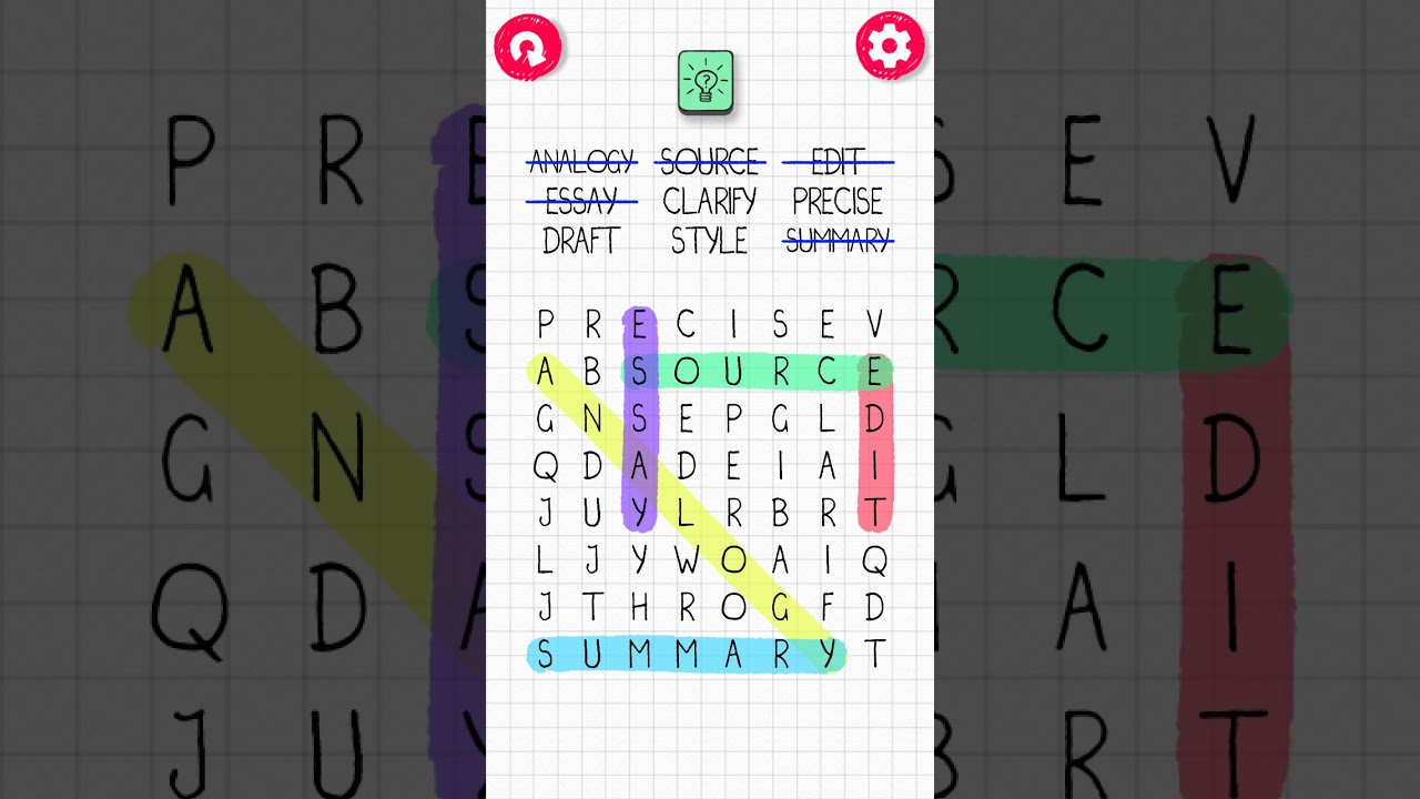Word Search Puzzle Game - YouTube