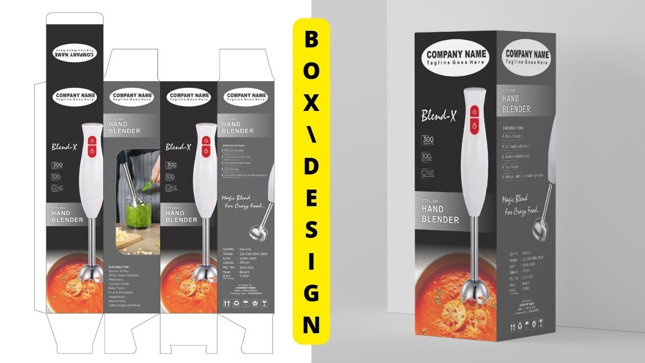 Box Design Kaise Kare | How to Design a Box in CorelDraw - Hindi # ...