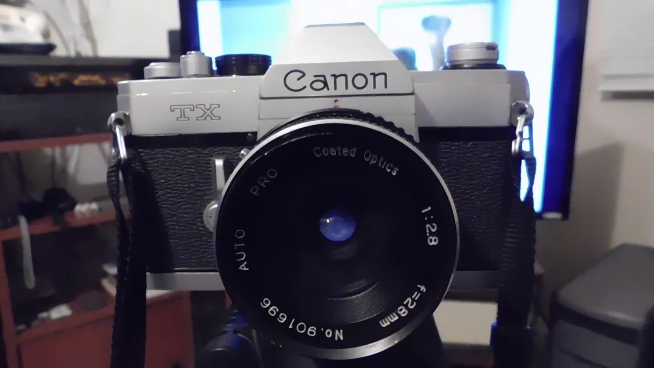 1977 Canon TX film SLR camera overview - YouTube