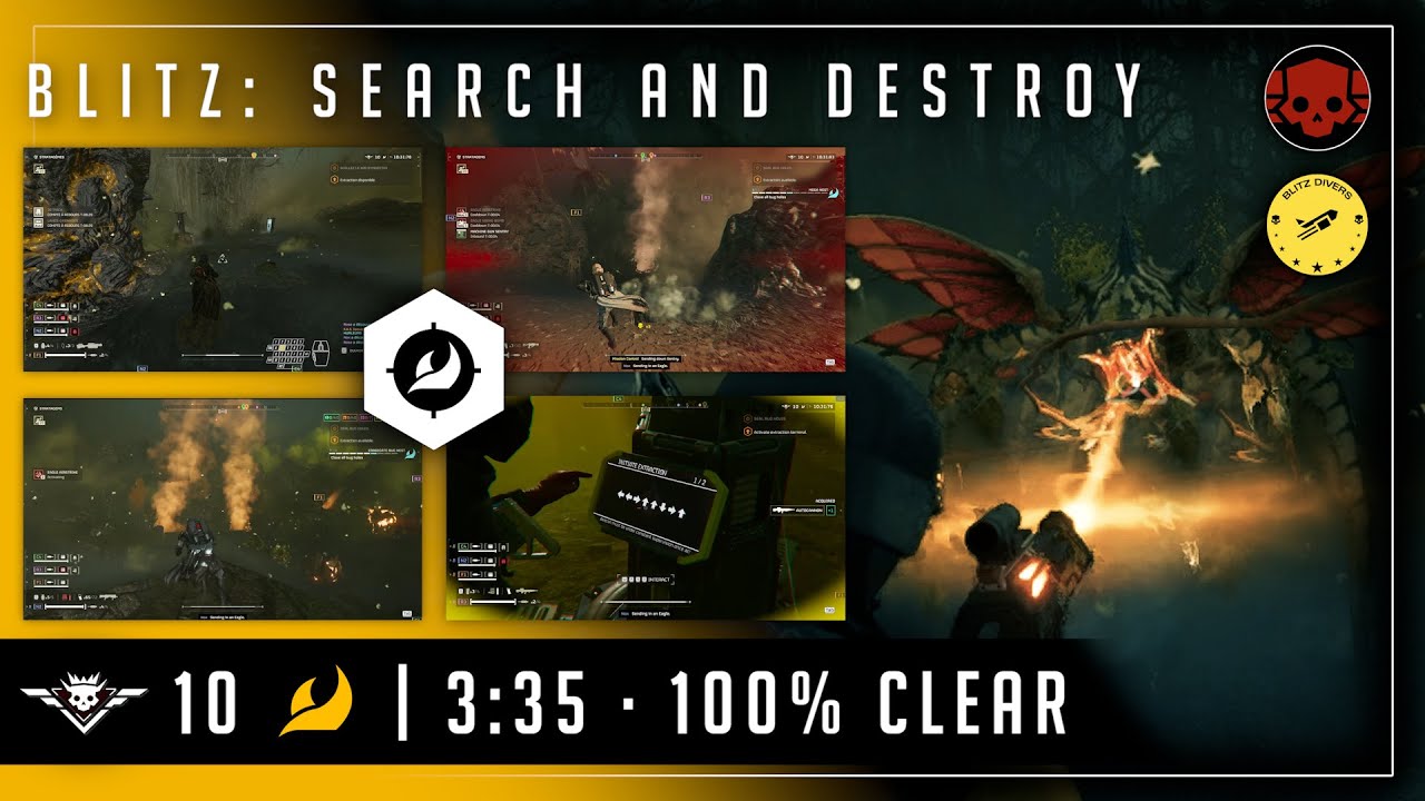 Helldivers 2 Speedrun · 3:35 · Blitz: Search and Destroy (10 | Super Helldive · Full Clear ...