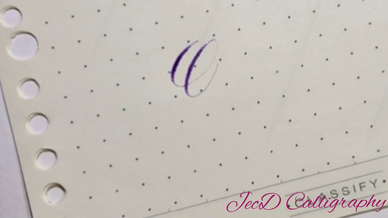 The Letter G (Engrosser's Script/Copperplate Alphabet Series) - YouTube