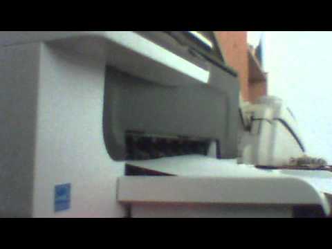 Just HP Officejet J4500 All-in-One on power - YouTube