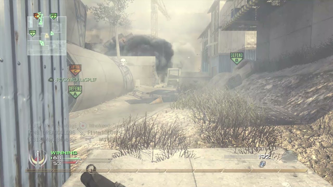 MW2 - Scrapyard Ground War Domination (29-9) Live Commentary #209 ...