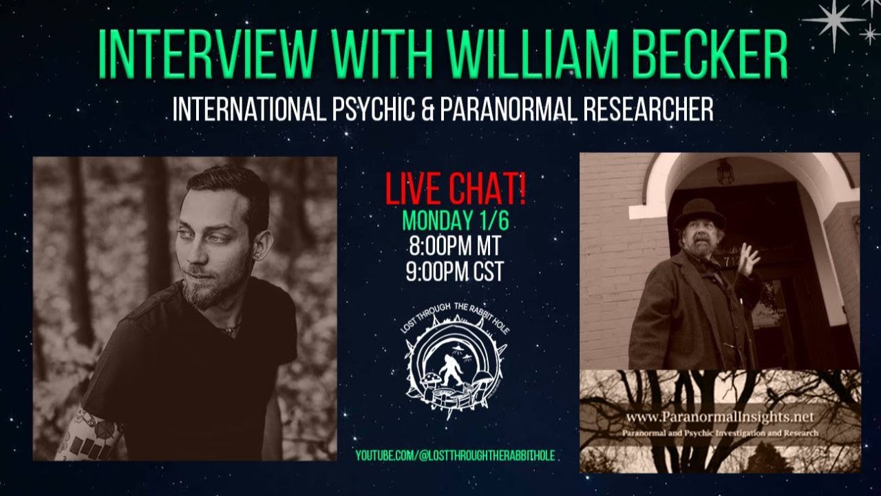 Live Chat with William Becker: International Psychic & Paranormal ...