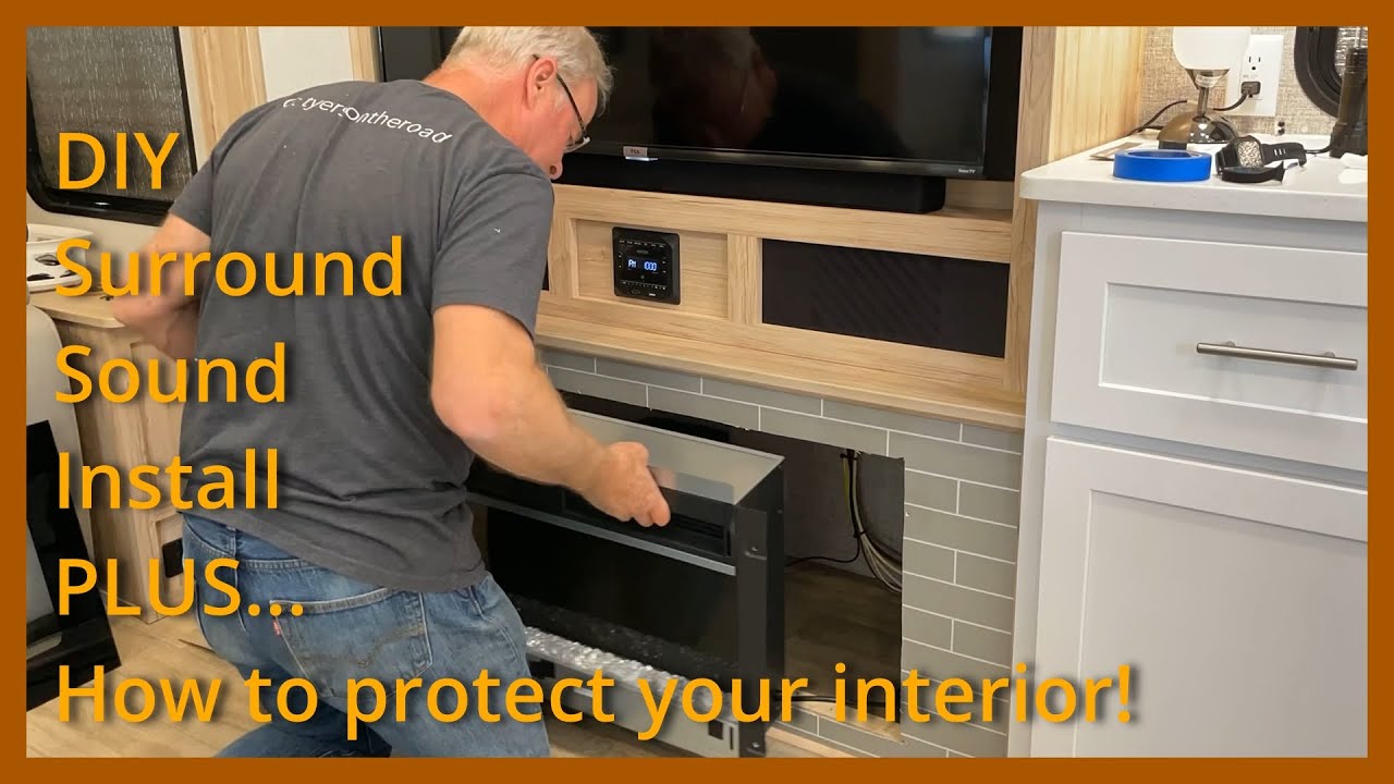 DIY RV Surround sound install / How to protect your RVs interior! - YouTube