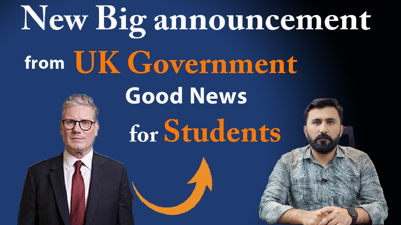 New Big Announcement from UK government | good news for students - YouTube
