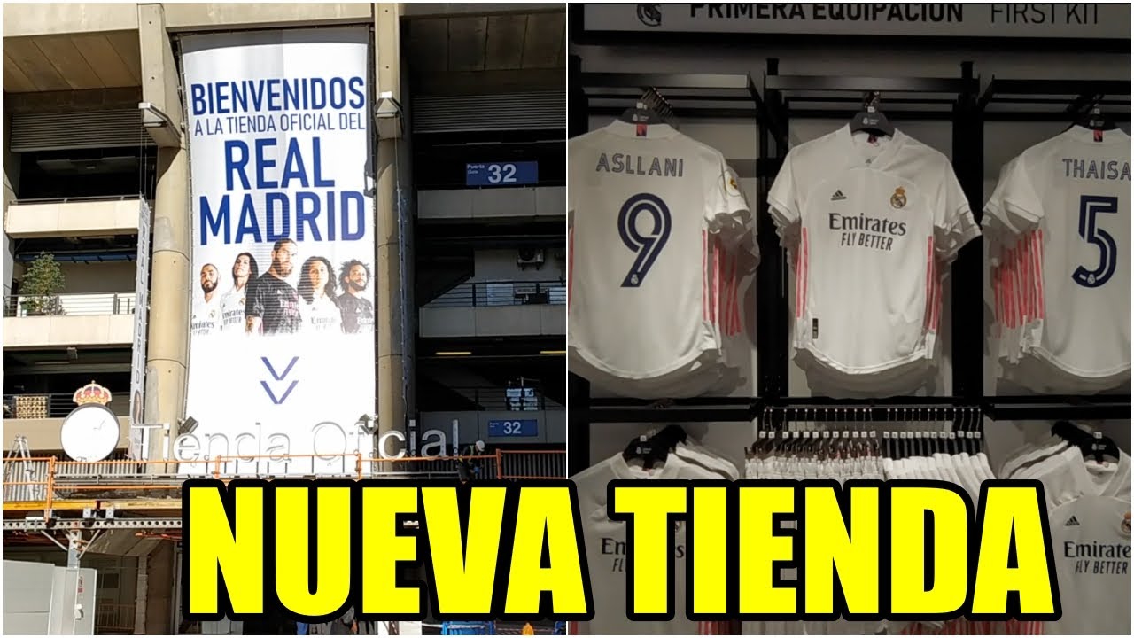Así es la NUEVA TIENDA del REAL MADRID en el SANTIAGO BERNABÉU - YouTube