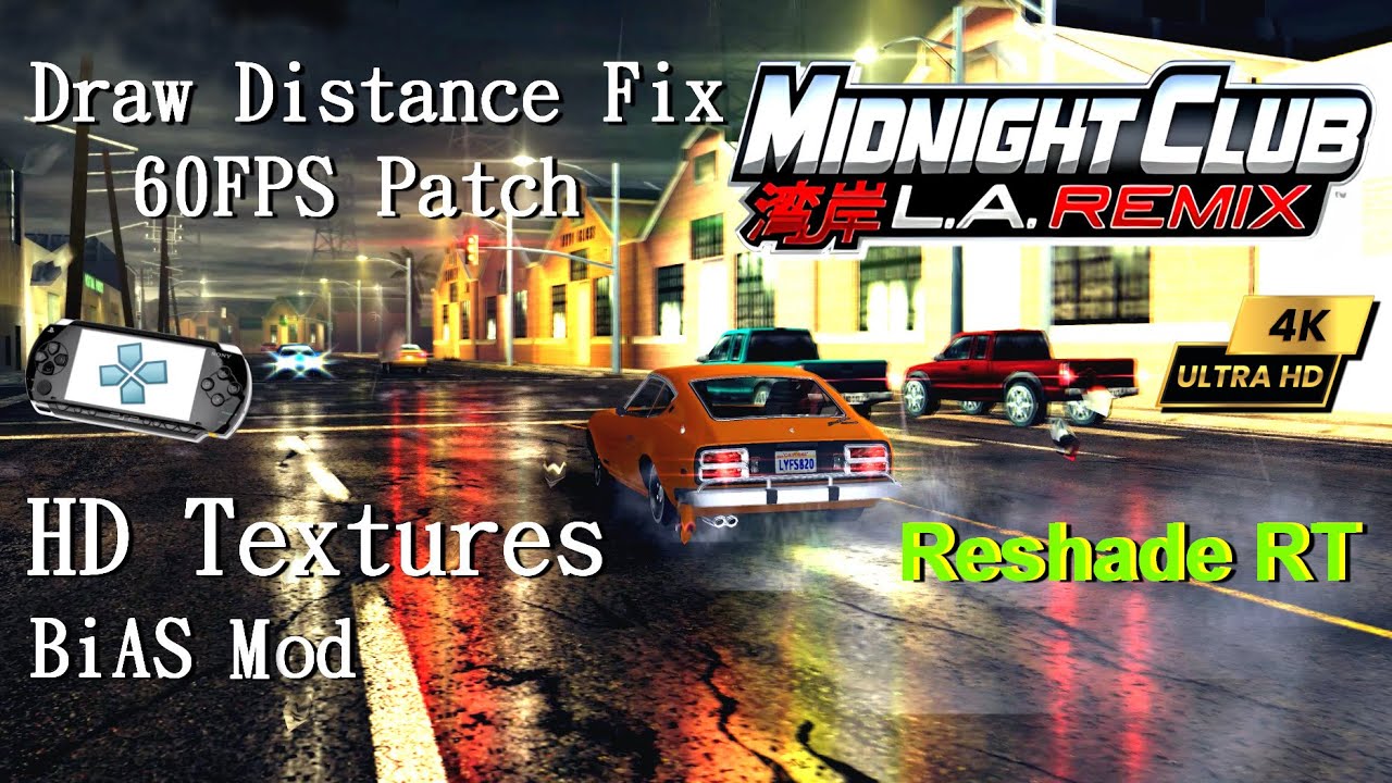 Midnight Club: L.A. Remix ~ HD Textures 4K 60fps Patch /Draw Distance ...