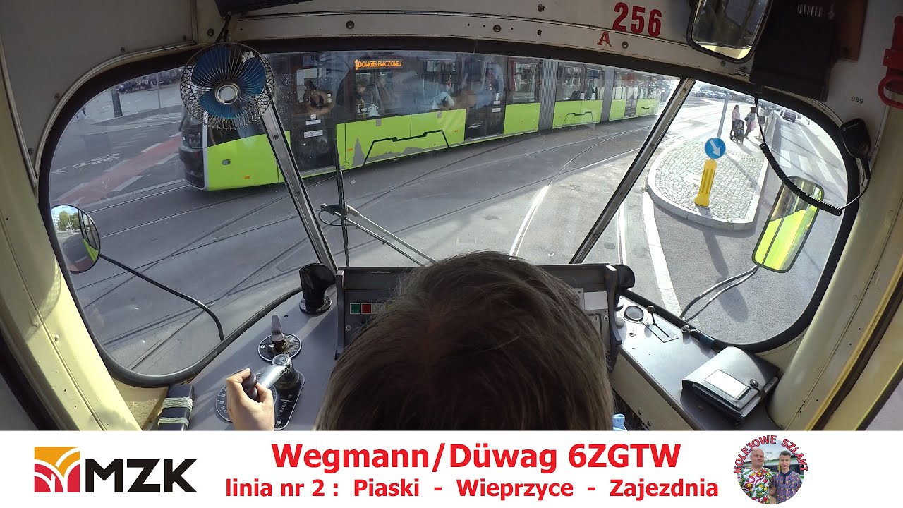 OKIEM MOTORNICZEGO - Wegmann/Düwag 6ZGTW #mzk - YouTube