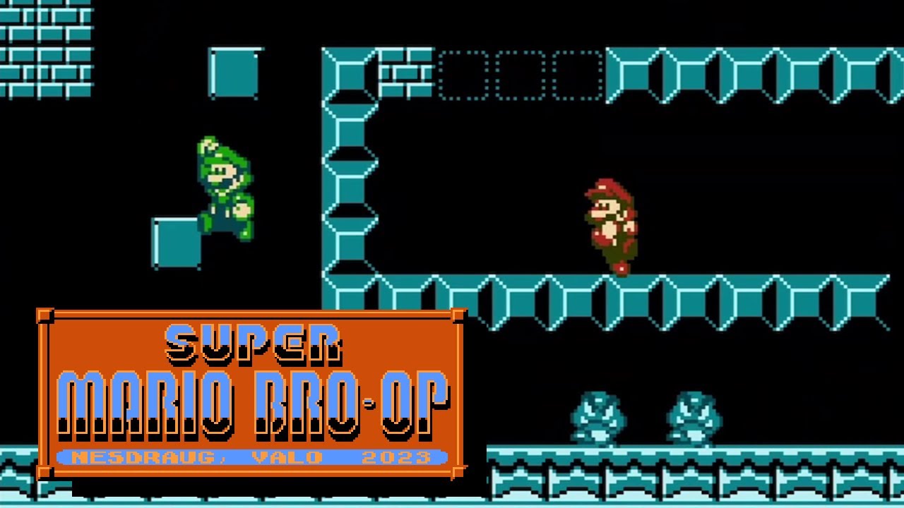Awesome COOP Mario 1 Hack - Super Mario Bro-Op No Commentary - YouTube
