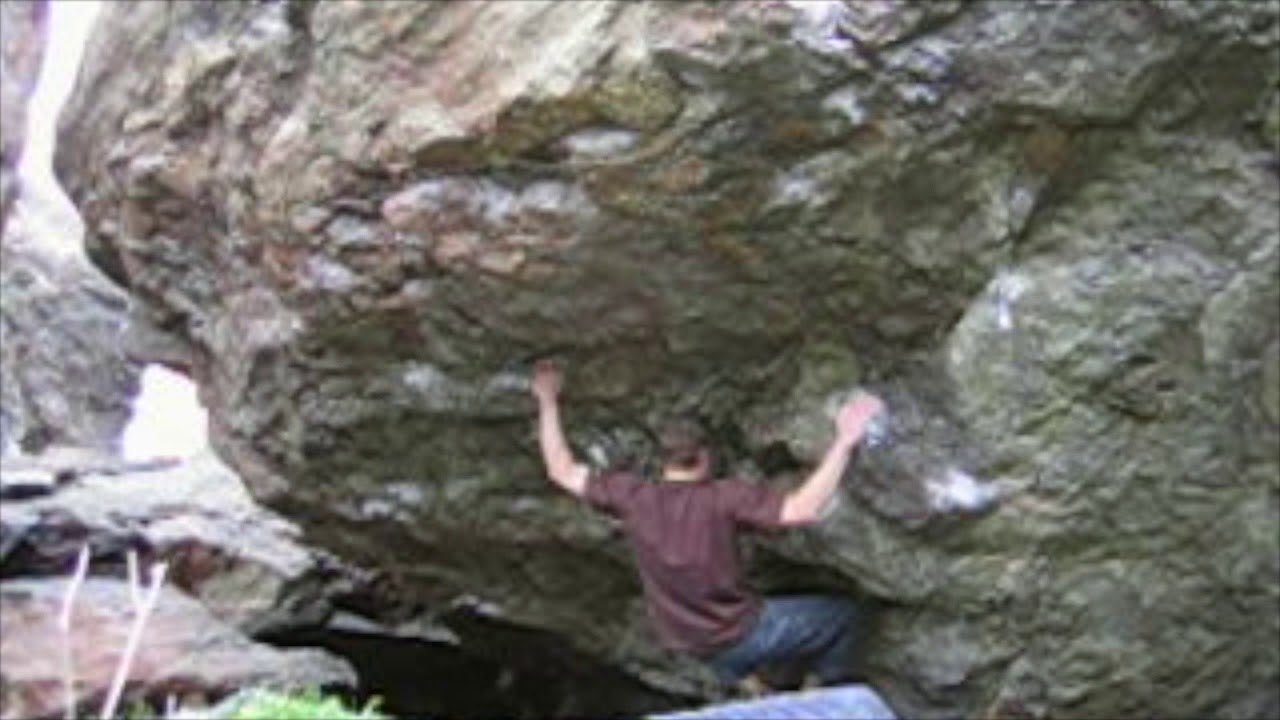 Orange Buddha Boulder V6 linkup variation - YouTube