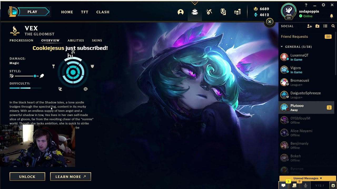 SODA = VEX - League of Legends / Sodapoppin Soda - YouTube