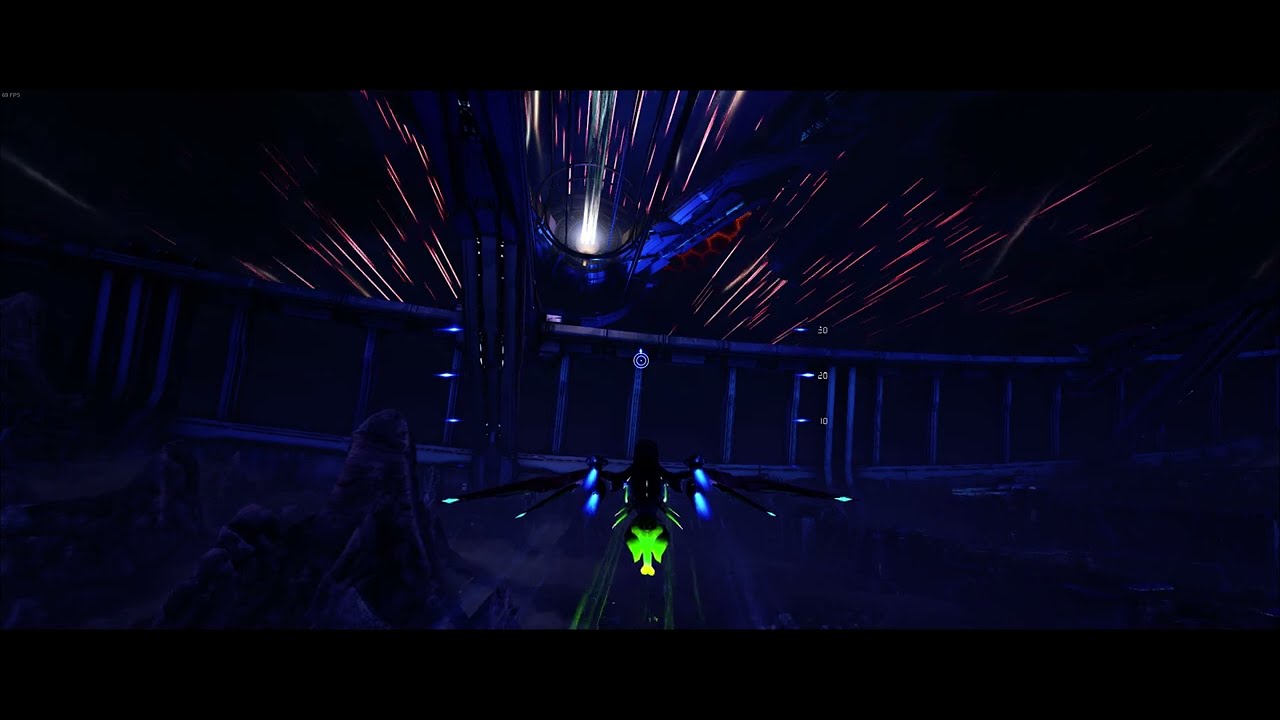 Flying a cosmic dolphin with jets while traveling in hyperspace on a ...