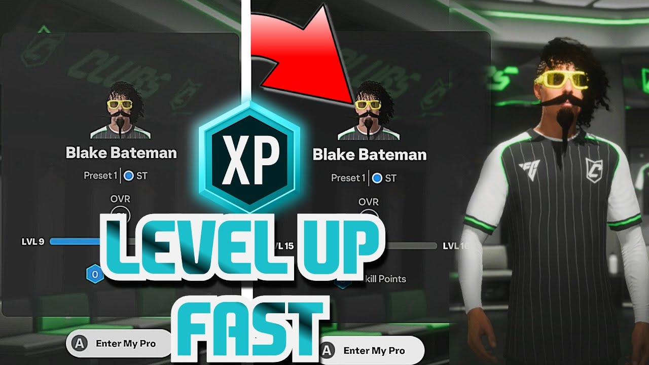 FASTEST METHOD to MAX LEVEL in PRO CLUBS Fc 25 - YouTube