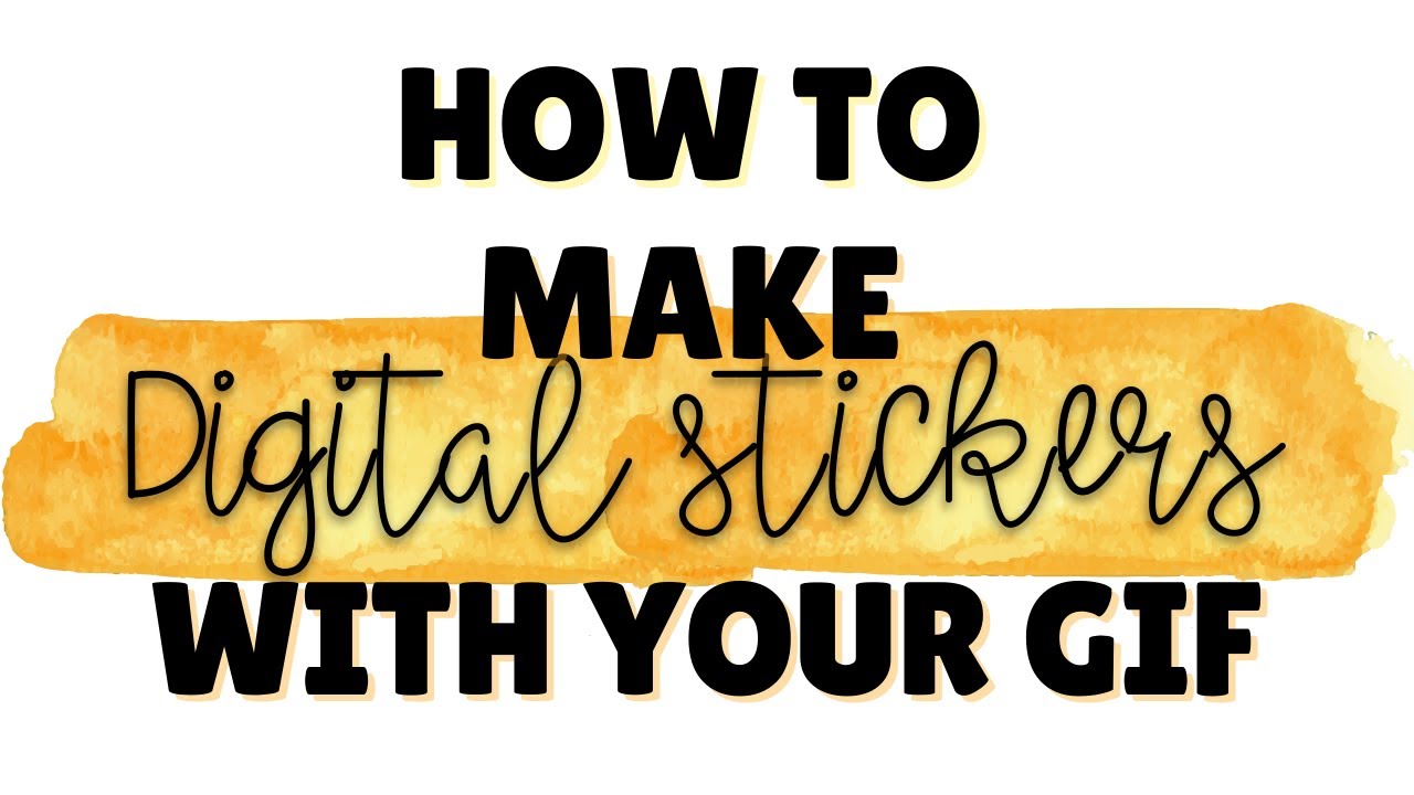 How to Make Personalized Digital Feedback Stickers with Your Real Self ...