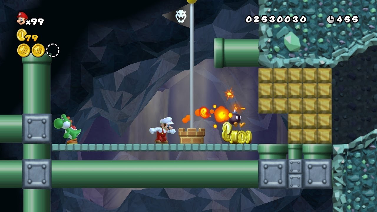 OMEGA [#15] New Super Mario Bros. wii HACK - YouTube