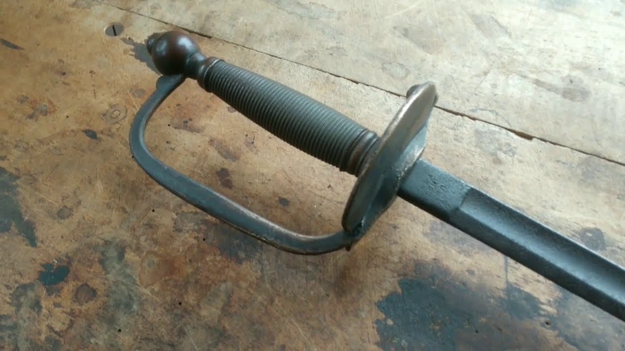 Repairing an 1863 Roby Sword (Narrated) - YouTube