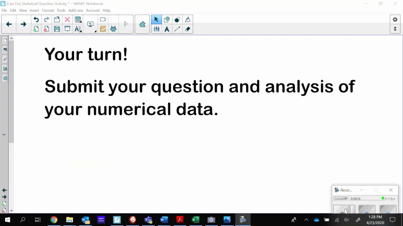 Can Do Statistical Question Activity - YouTube