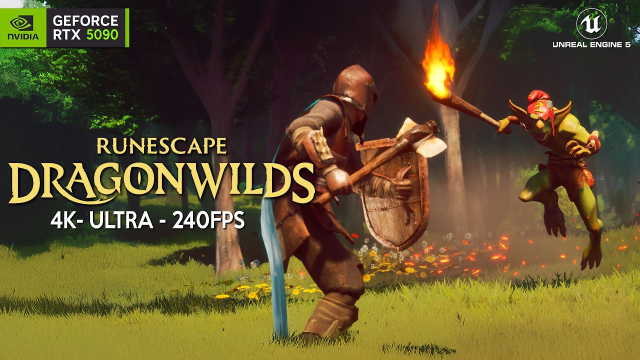 RUNESCAPE DRAGONWILDS First RTX 5090 Gameplay | ACTION RPG with INSANE ...