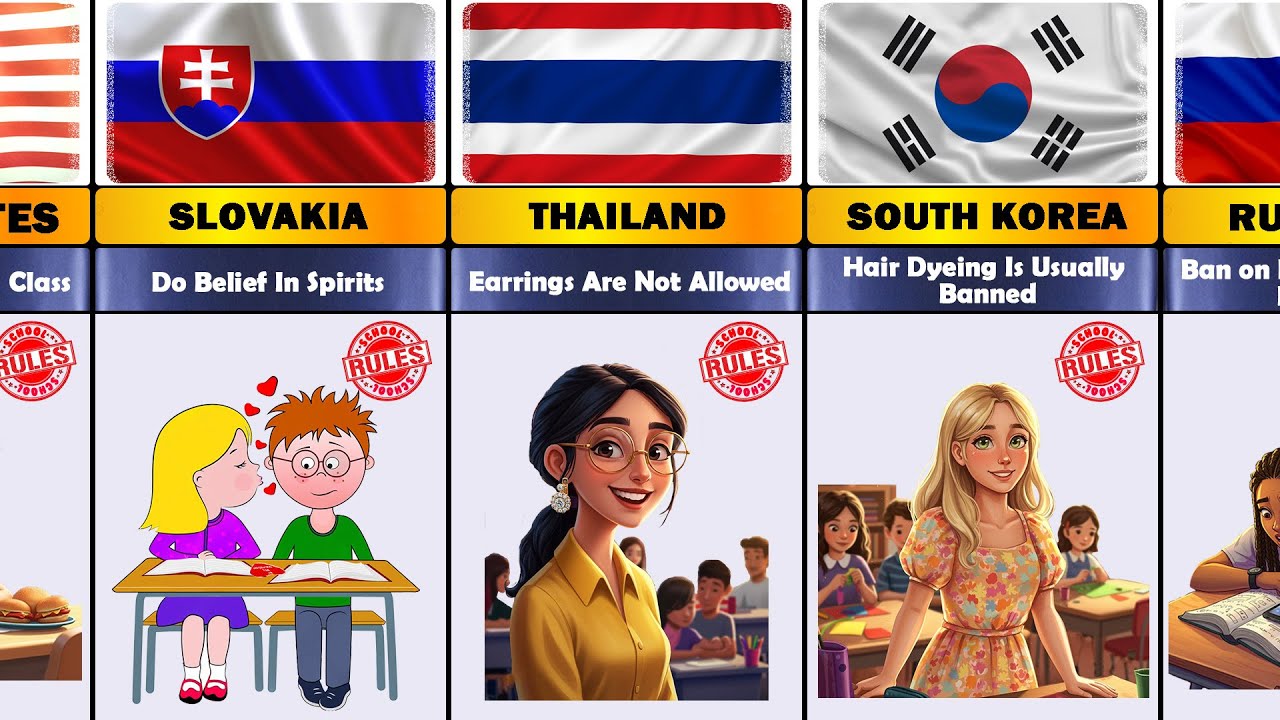 Weird School Rules from Different Countries You Won’t Believe 📚 - YouTube