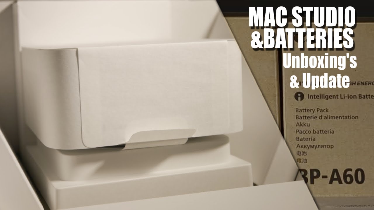 Unboxing Batteries & Mac Studio - YouTube