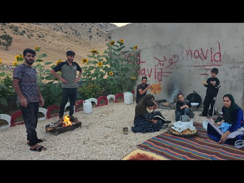 Building a Beautiful Platform & Enjoying a Fun Family Day with Afshin’s Family | Village Life