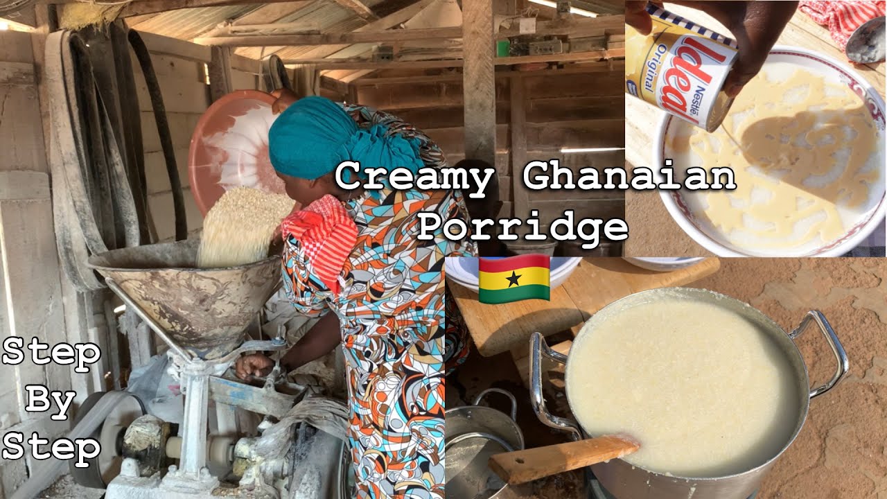 Cooking AUTHENTIC GHANA EKUEGBEEMIN \ AKWEGBEMI|| crashed hominy corn ...