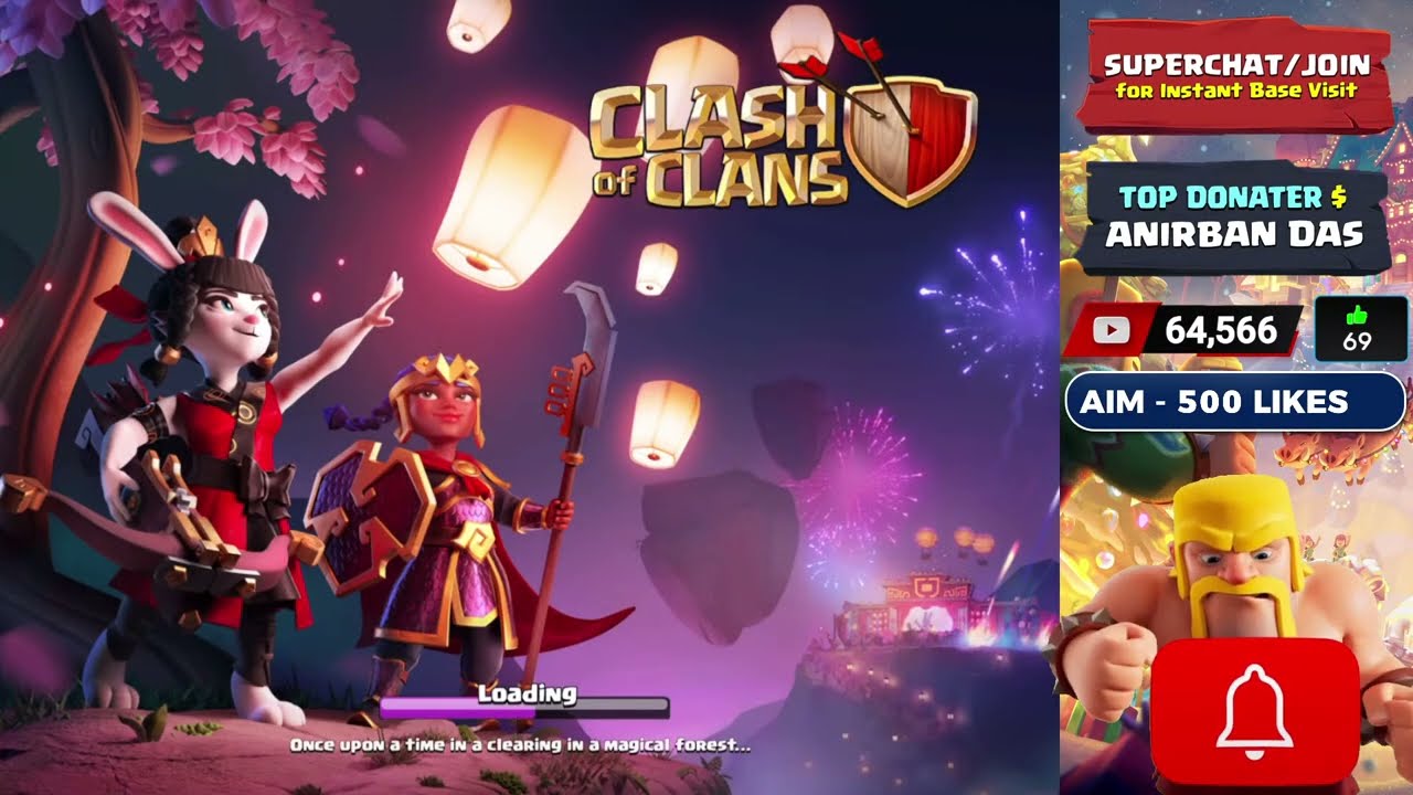 🔴Coc Live - Defeat Me & Get Free Gold Pass & Magic Theater Scenery ...