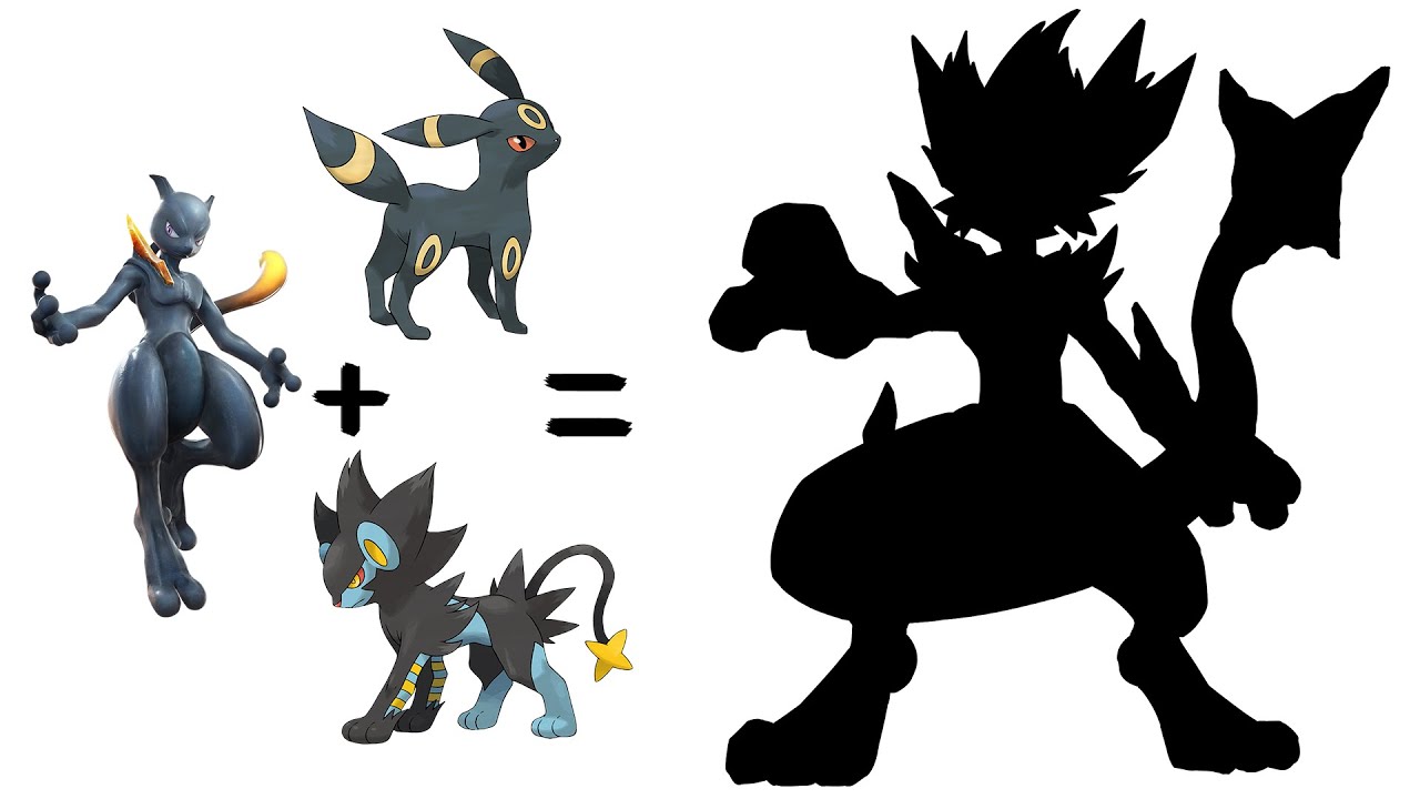 Pokemon Fusion #56: Shadow Mewtwo x Umbreon x Luxray | OFishPS - YouTube