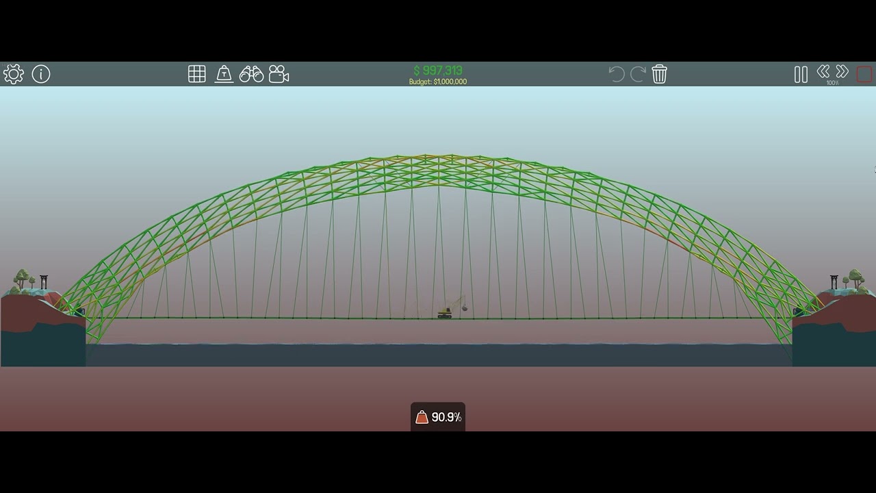 Poly Bridge - Level 6-15 - YouTube