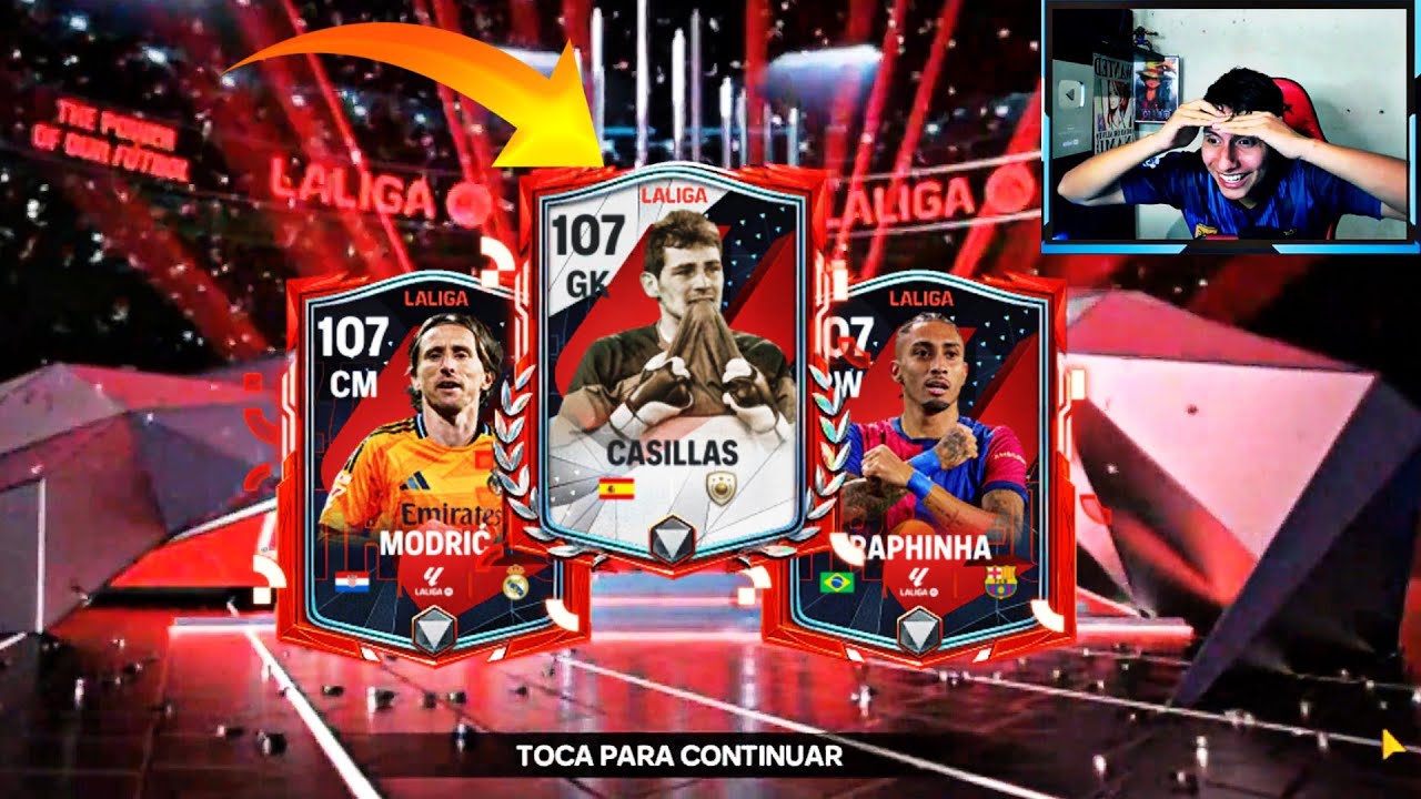 Cómo reclamar muchos PACK OPENING de LA LIGA 107 en FC MOBILE 🔥 - YouTube