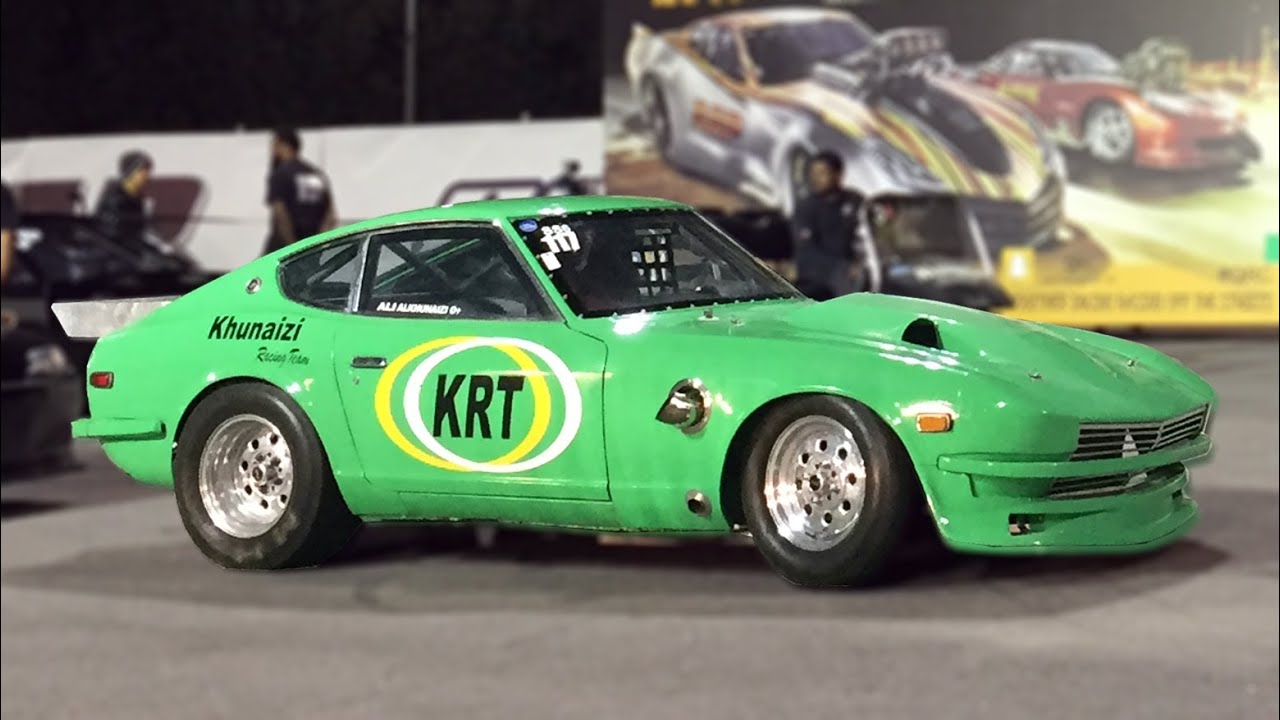 240Z Goes WHEELS UP - 1400hp 2JZ Datsun 240Z - YouTube