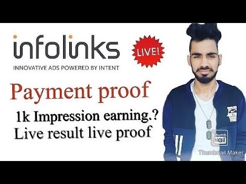 Infolinks Adsense How Much Pay 1000 Page Views || How Do earn money ...